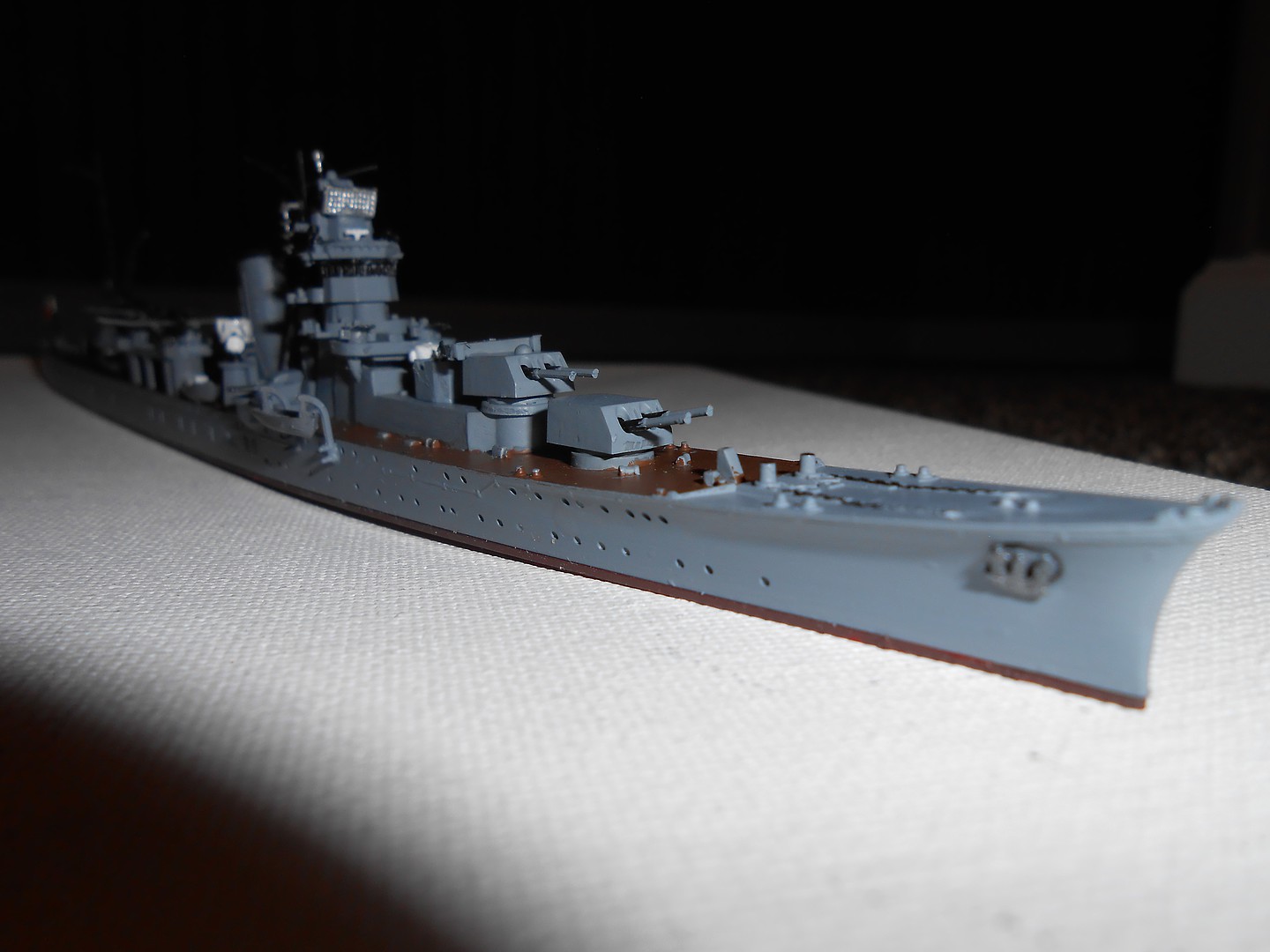 IJN Yahagi Light Cruiser Waterline Boat -- Plastic Model Military Ship ...