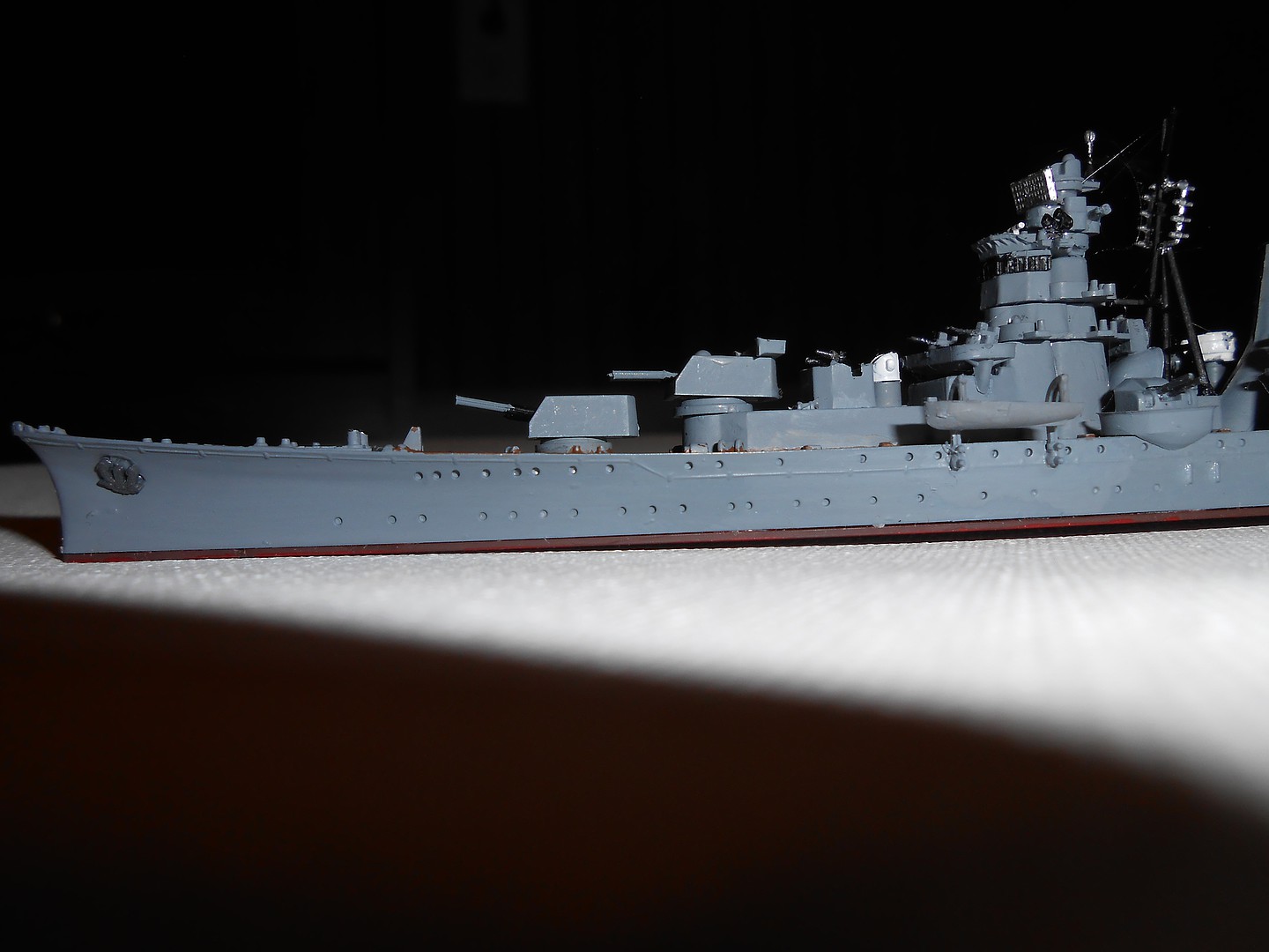 IJN Yahagi Light Cruiser Waterline Boat -- Plastic Model Military Ship ...