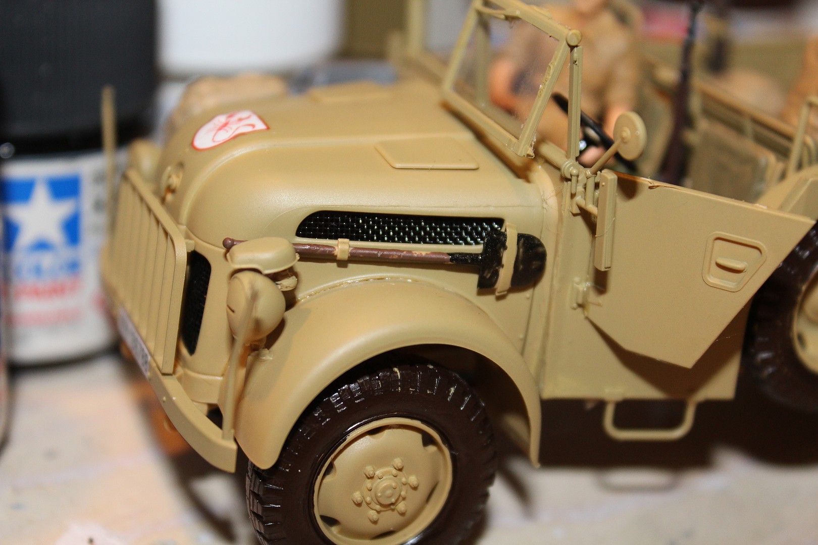 German Steyr Type 1500A/01 & Africa Corps -- Plastic Model Military Kit ...