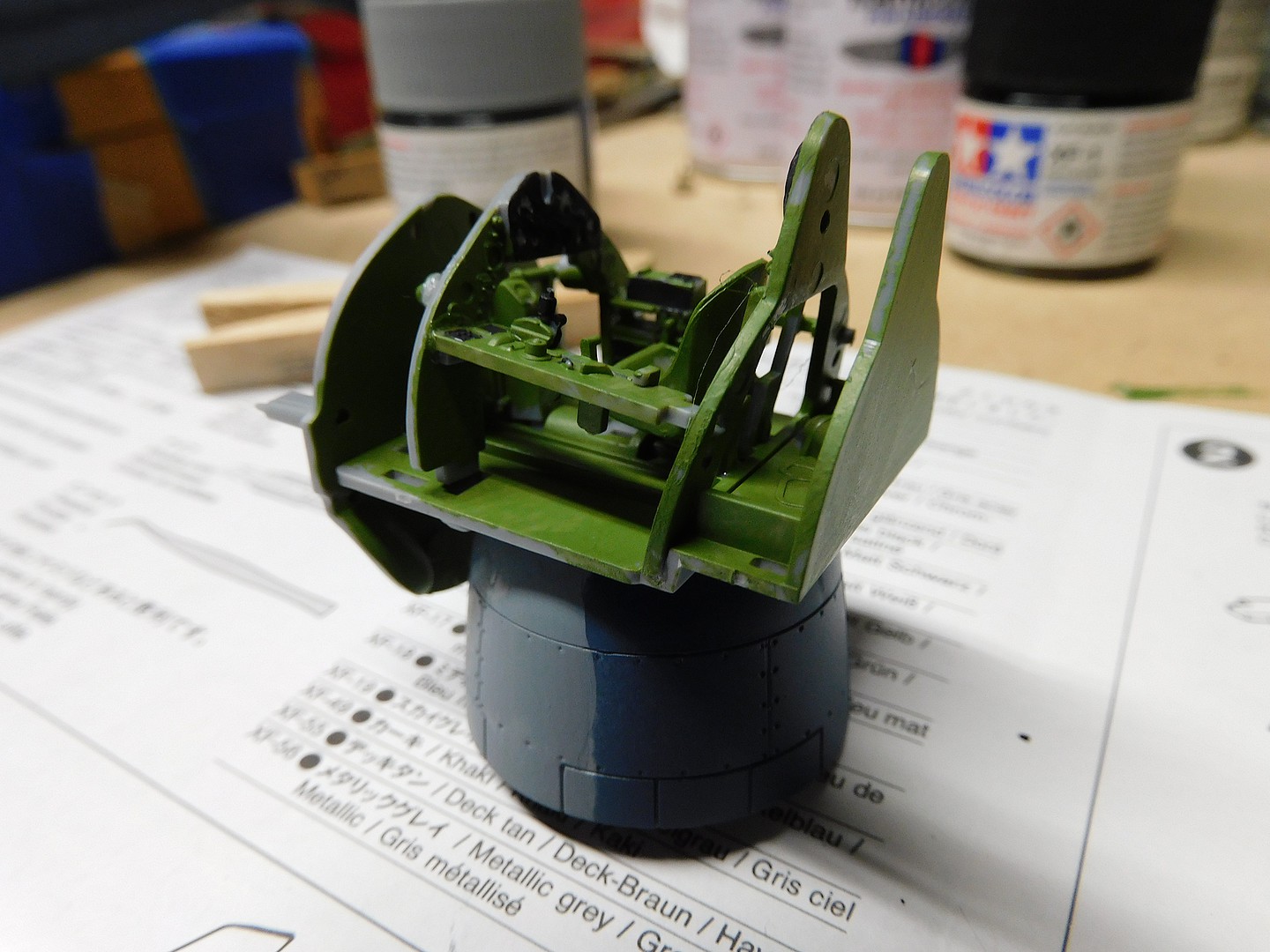 Grumman F4F-4 Wildcat Fighter Aircraft -- Plastic Model Airplane Kit ...