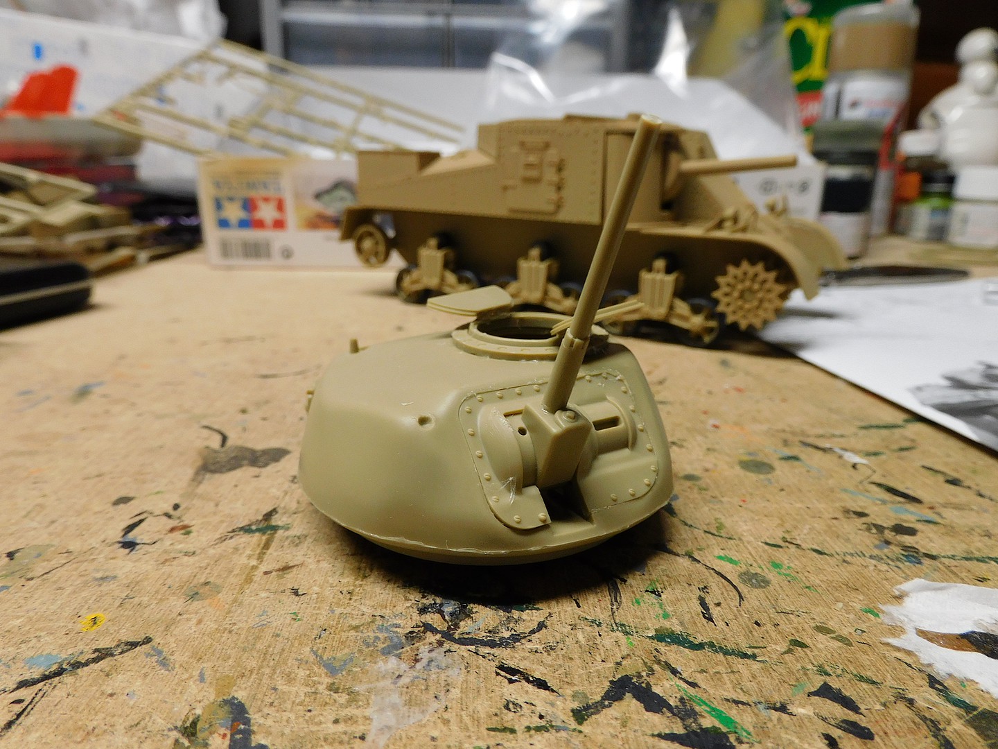 British M3 Grant Tank -- Plastic Model Military Vehicle Kit -- 1/35 ...