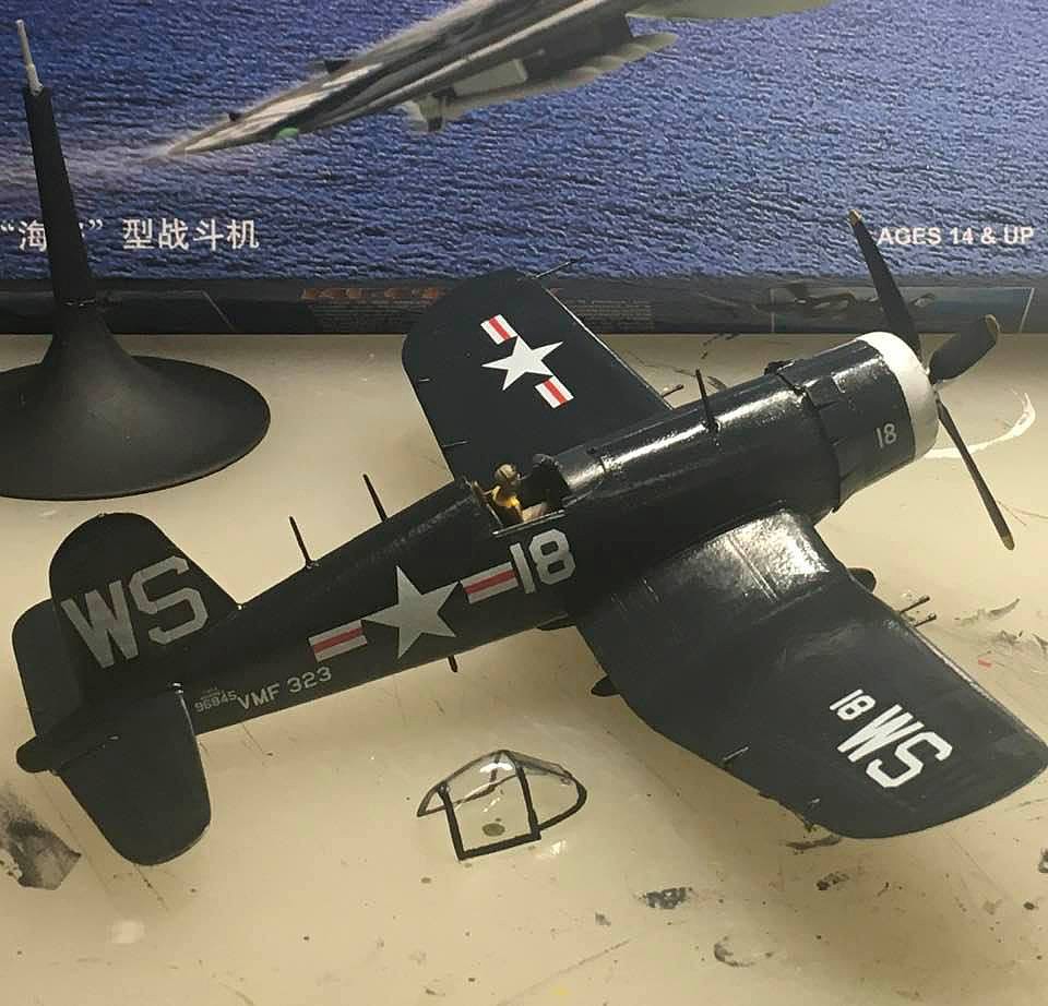 Easy Build F4U-4 Corsair -- Plastic Model Airplane Kit -- 1/72 Scale ...