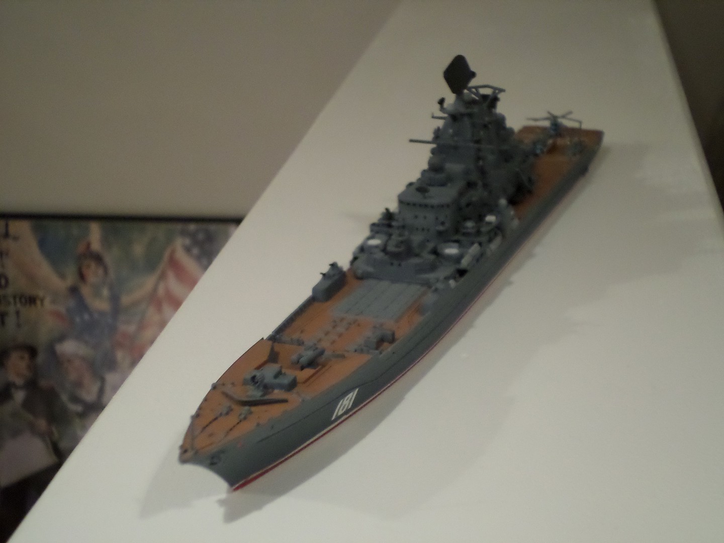 USSR Frunze Soviet Navy Battle Cruiser -- Plastic Model Military Ship ...