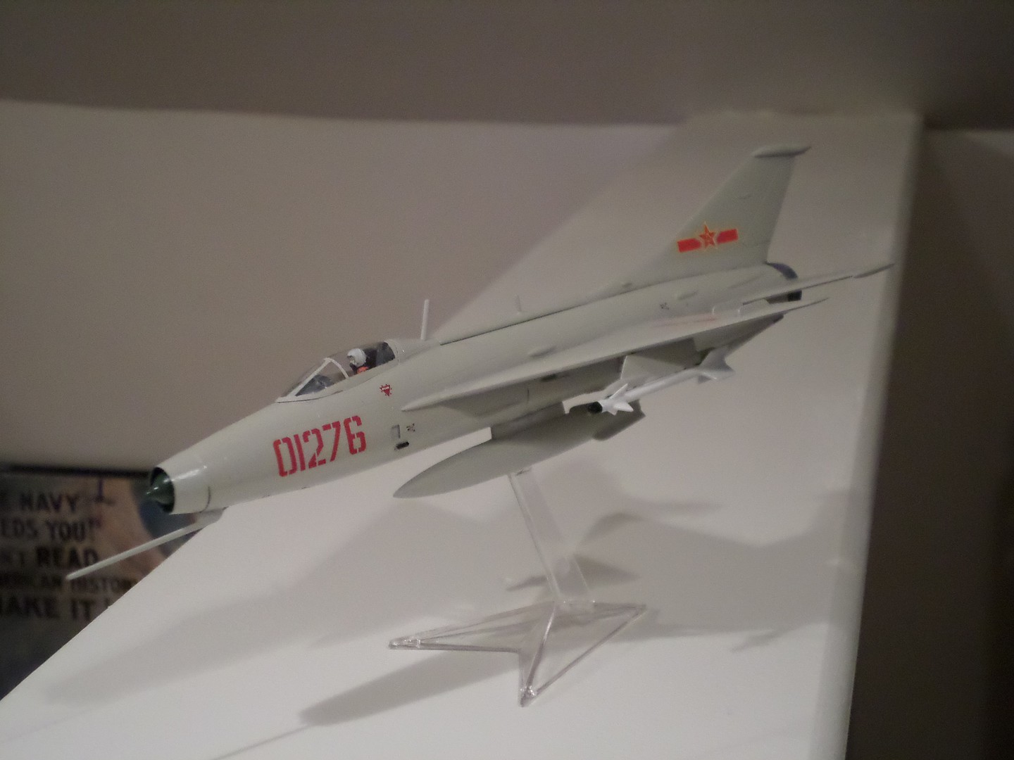 Mig21 Fishbed Fighter -- Plastic Model Airplane Kit -- 1/72 Scale ...