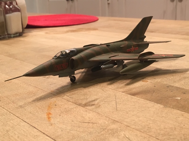 Nanchang Q5C Chinese Ground Attack Aircraft -- Plastic Model Airplane ...