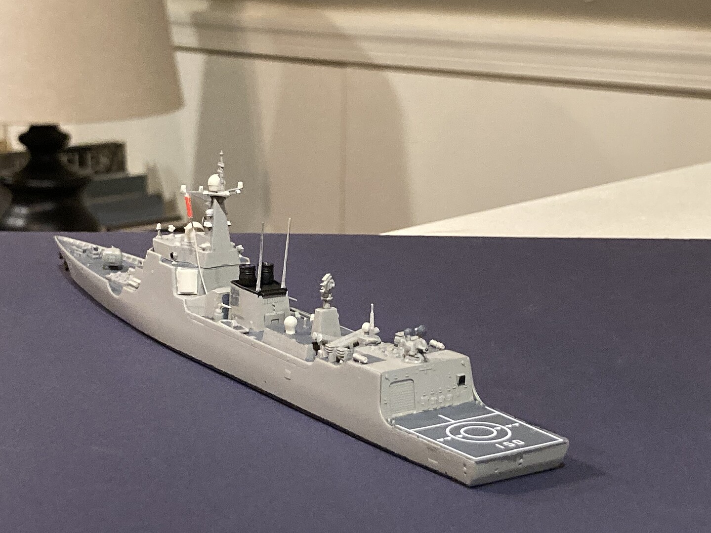 PLA Chinese Navy Type 052C Destroyer -- Plastic Model Military Ship Kit ...