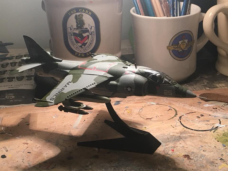 AV-8A Harrier -- Plastic Model Airplane Kit -- 1/72 Scale -- #00240 ...