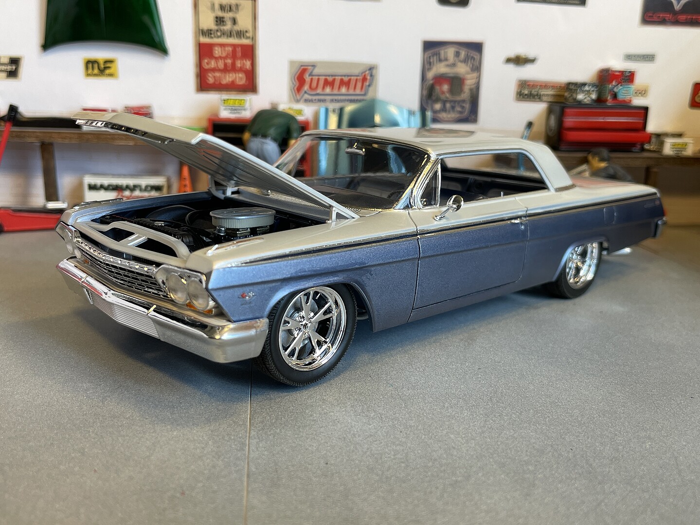 1962 Chevy Impala SS Hardtop (3 in 1) -- Plastic Model Car Kit -- 1/25 ...