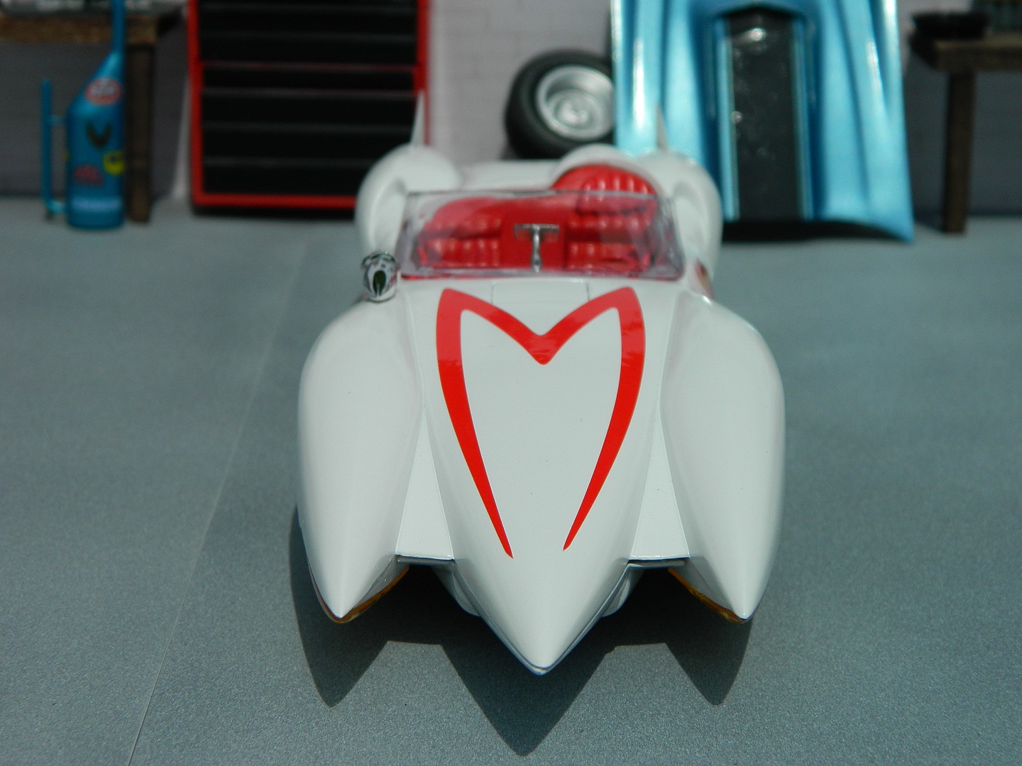 Speed Racer Mach 5 Race Car (Snap) -- Plastic Model Car Vehicle Kit ...
