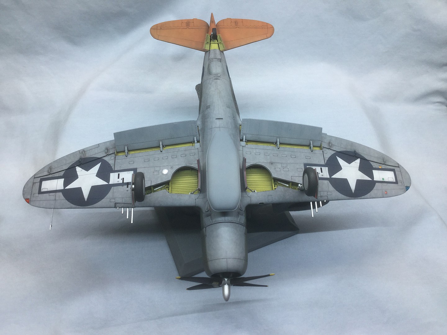 Republic P-47D Thunderbolt Fighter Aircraft -- Plastic Model Airplane ...