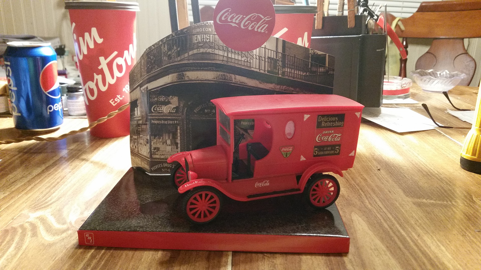 Coca Cola 1923 Ford Model T Delivery -- Plastic Model Car Kit -- 1/25 ...