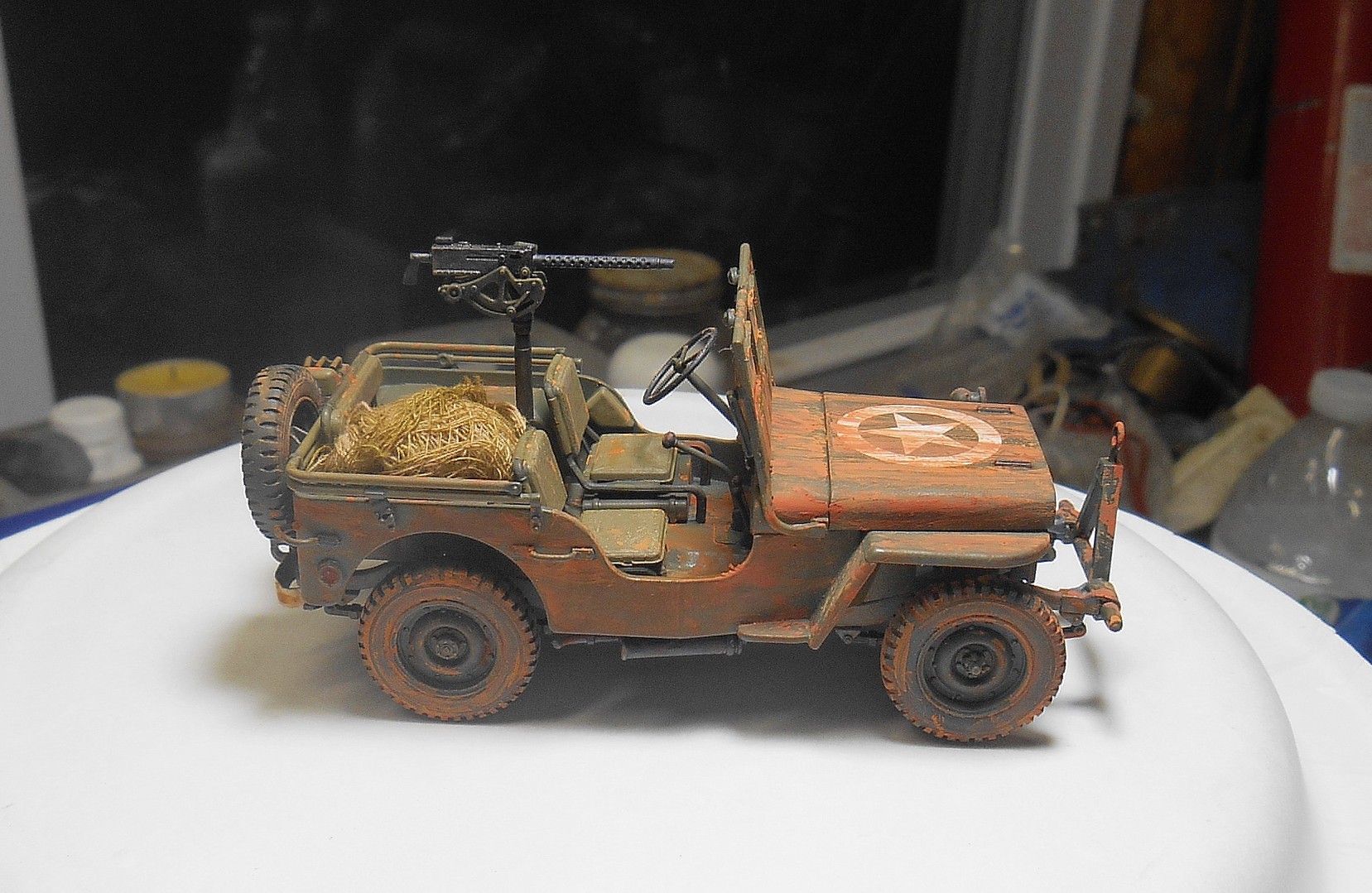 US Willys MB Jeep -- Plastic Model Military Vehicle Kit -- 1/35 Scale ...