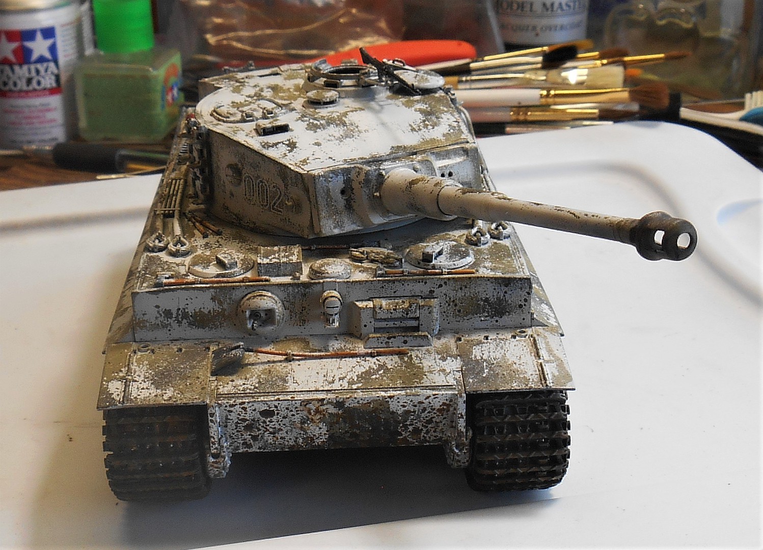 German Tiger I Mid Production Tank -- Plastic Model Military Vehicle ...