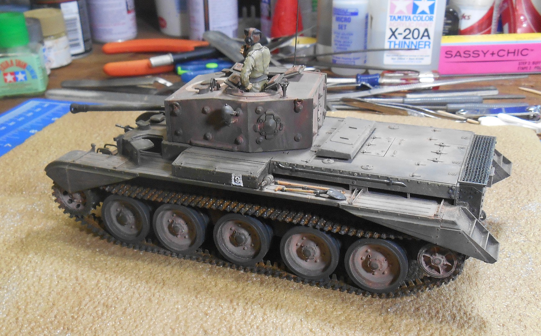 Cromwell Mk.IV Cruiser Tank -- Plastic Model Military Vehicle Kit -- 1/ ...