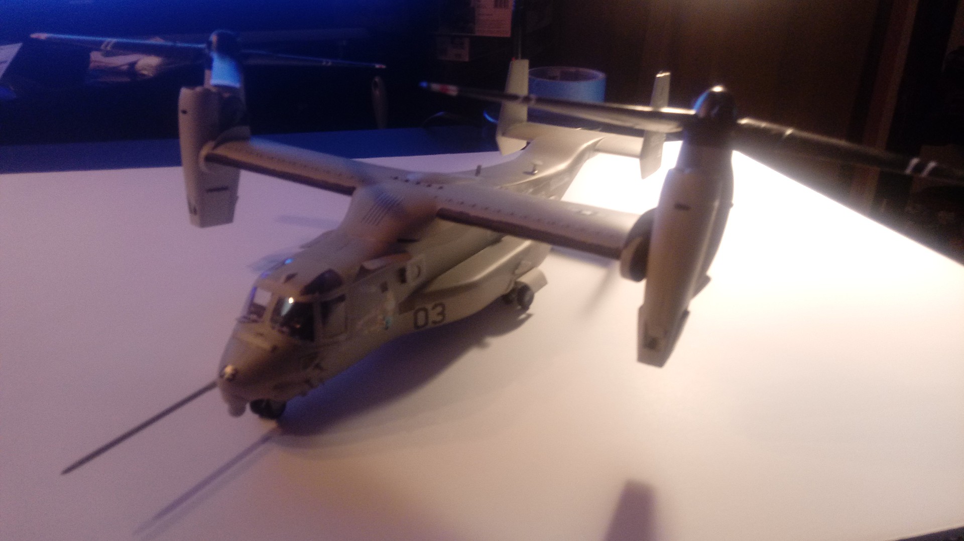 Gallery Pictures Italeri V-22 Osprey Plastic Model Helicopter Kit 1/48 ...