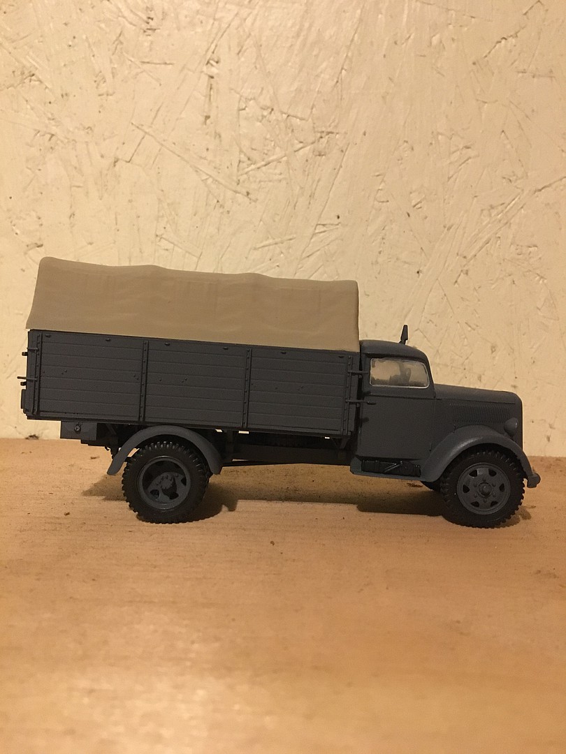 WWII Opel Blitz S Cargo Truck -- Plastic Model Military Vehicle Kit ...