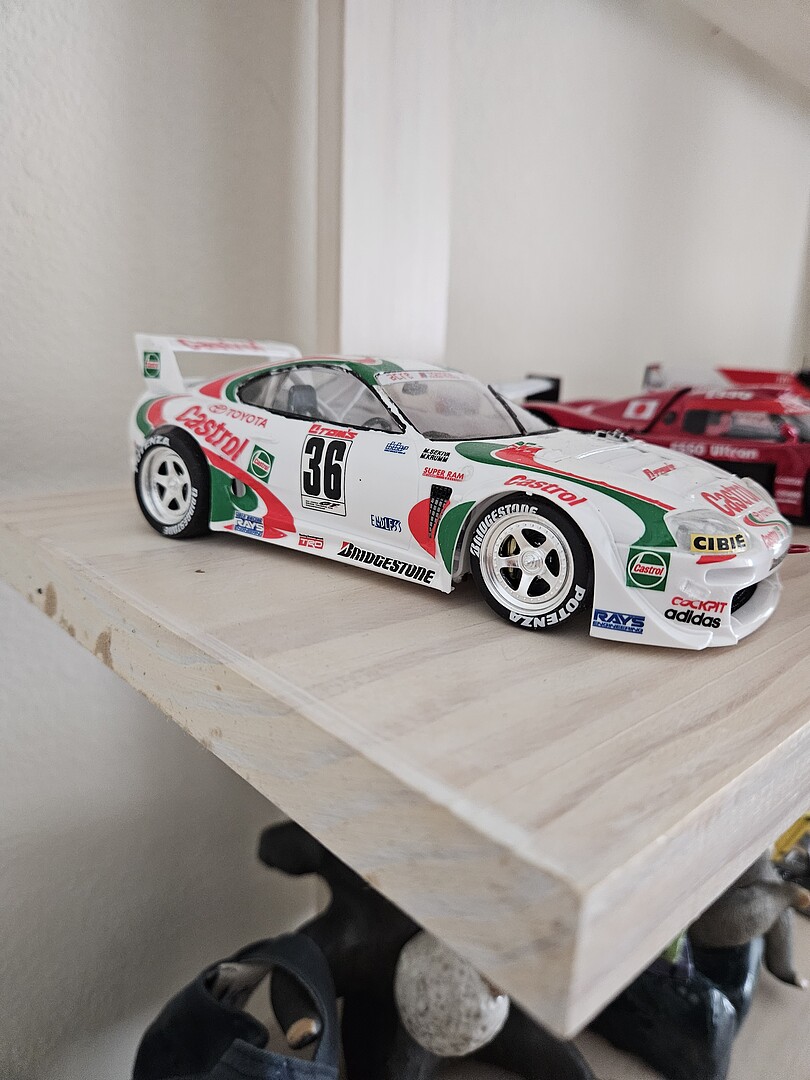 Castrol Toyota Toms Supra GT Racecar -- Plastic Model Car Kit -- 1/24 ...