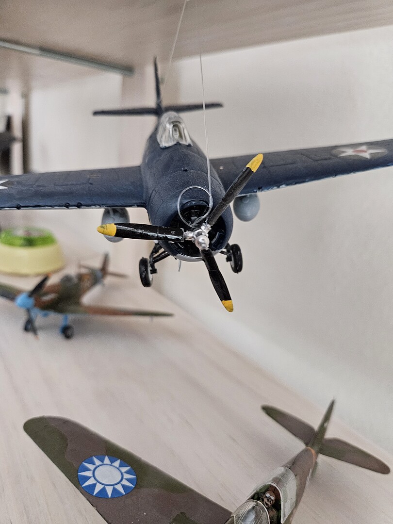 Grumman F4F-4 Wildcat Fighter Aircraft -- Plastic Model Airplane Kit ...