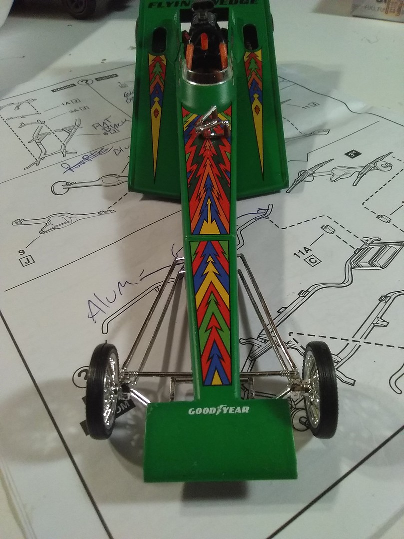 Flying Wedge Dragster Original Art Serie -- Plastic Model Car Kit -- 1/ ...