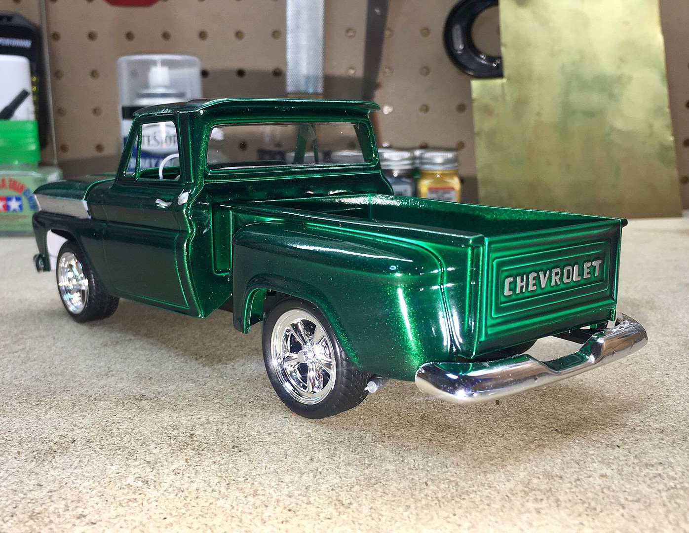 1965 Chevy Stepside Pickup 2'n1 -- Plastic Model Truck Kit -- 1/25 ...