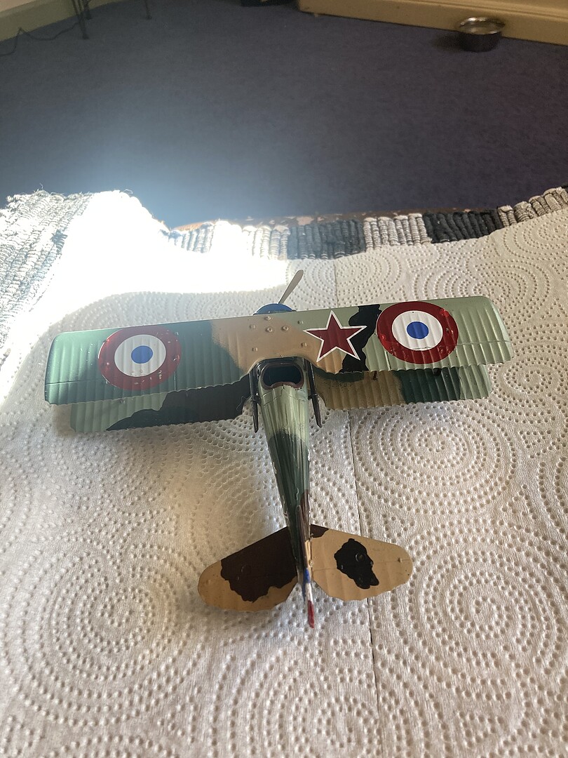 Spad XIII French Aces BiPlane -- Plastic Model Airplane Kit -- 1/48 ...