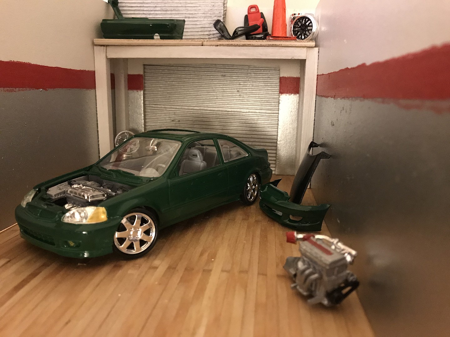 Honda Civic Si Coupe -- Plastic Model Car Kit -- 1/25 Scale -- #854331 ...