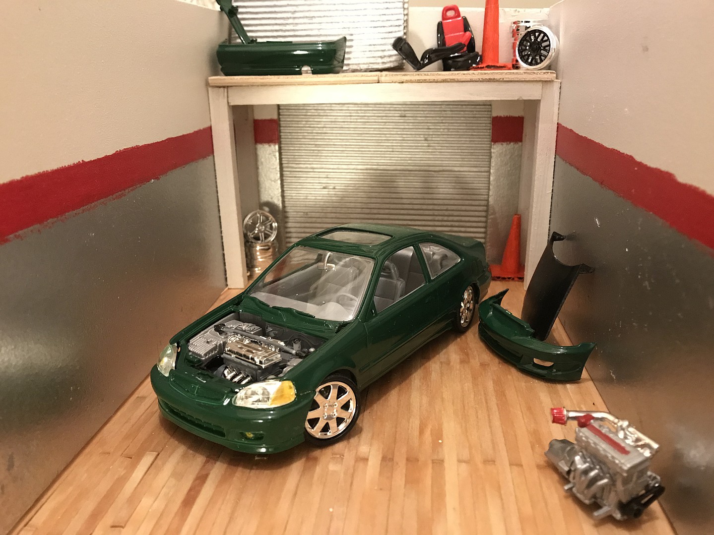 Honda Civic Si Coupe -- Plastic Model Car Kit -- 1/25 Scale -- #854331 ...