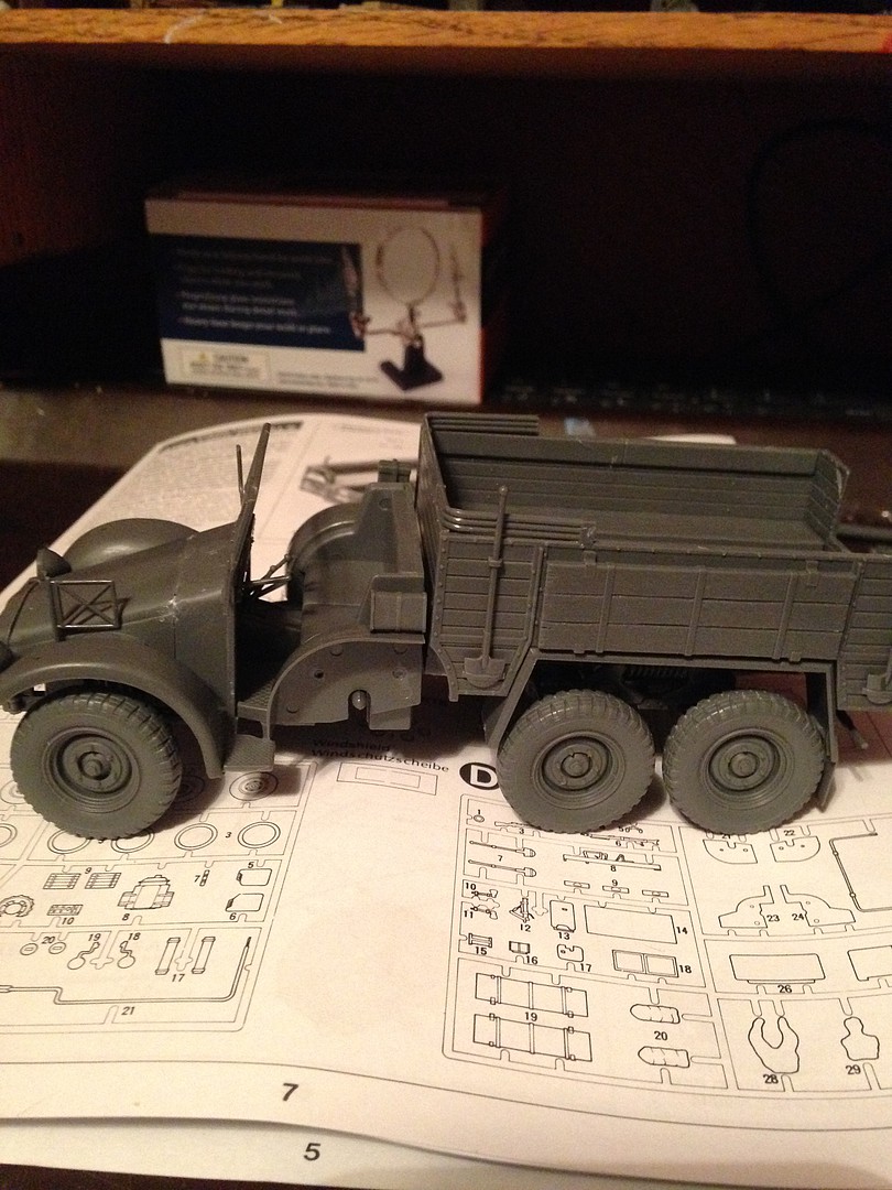 German 6x4 Truck Krupp Protze -- Plastic Model Military Vehicle Kit ...