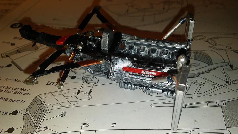 Enzo Ferrari Red Version Sportscar -- Plastic Model Car Kit -- 1/24 ...