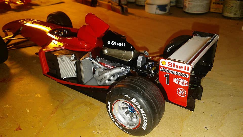 Enzo Ferrari Red Version Sportscar -- Plastic Model Car Kit -- 1/24 ...