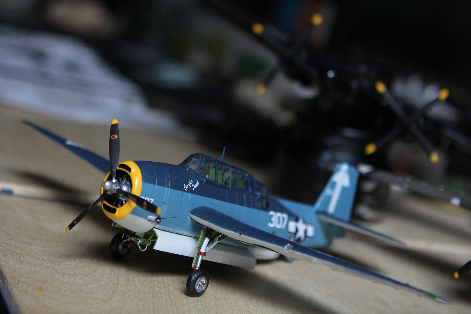 TBM-3 Avenger Bunker Hill -- Plastic Model Airplane Kit -- 1/48 Scale ...