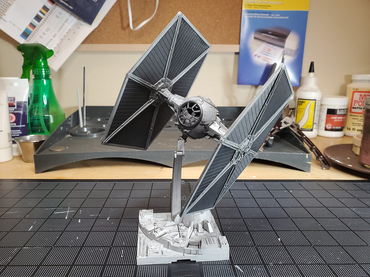 Tie Fighter Star Wars -- Snap Tite Plastic Model Figure -- 1/72 Scale ...