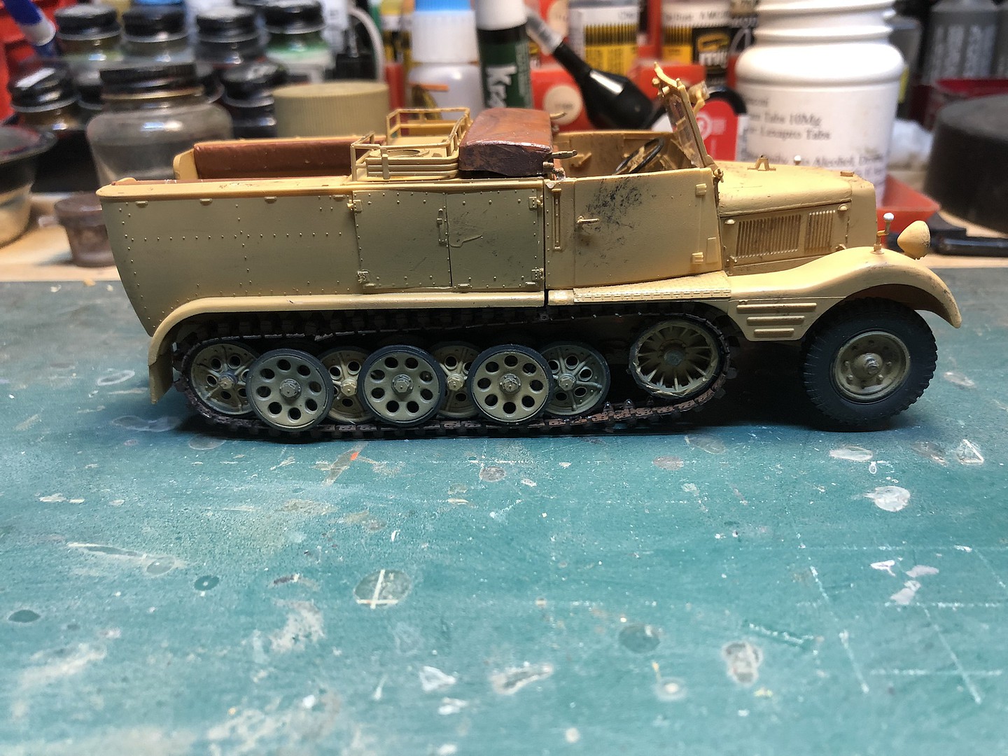 German SdKfz 11 3-Ton Halftrack -- Plastic Model Halftrack Kit -- 1/35 ...