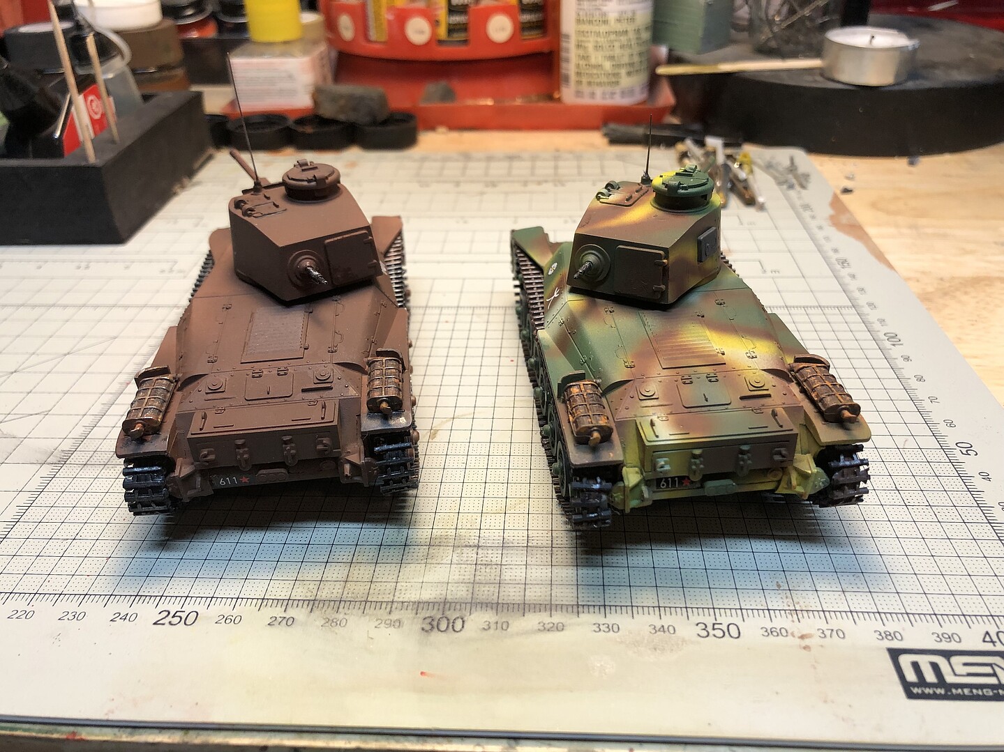 Japanese Medium Tank (Type 97 Chi-Ha) -- Plastic Model Military Vehicle ...