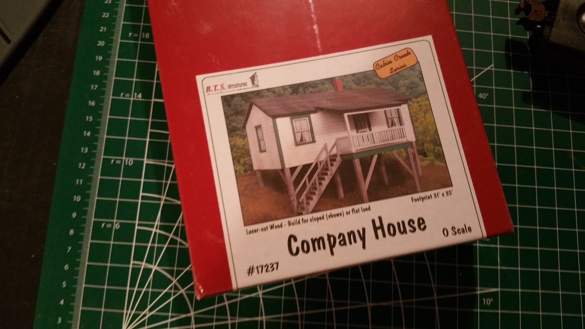 Cabin Creek Company House - Kit (Laser-Cut Wood) -- O Scale Model ...