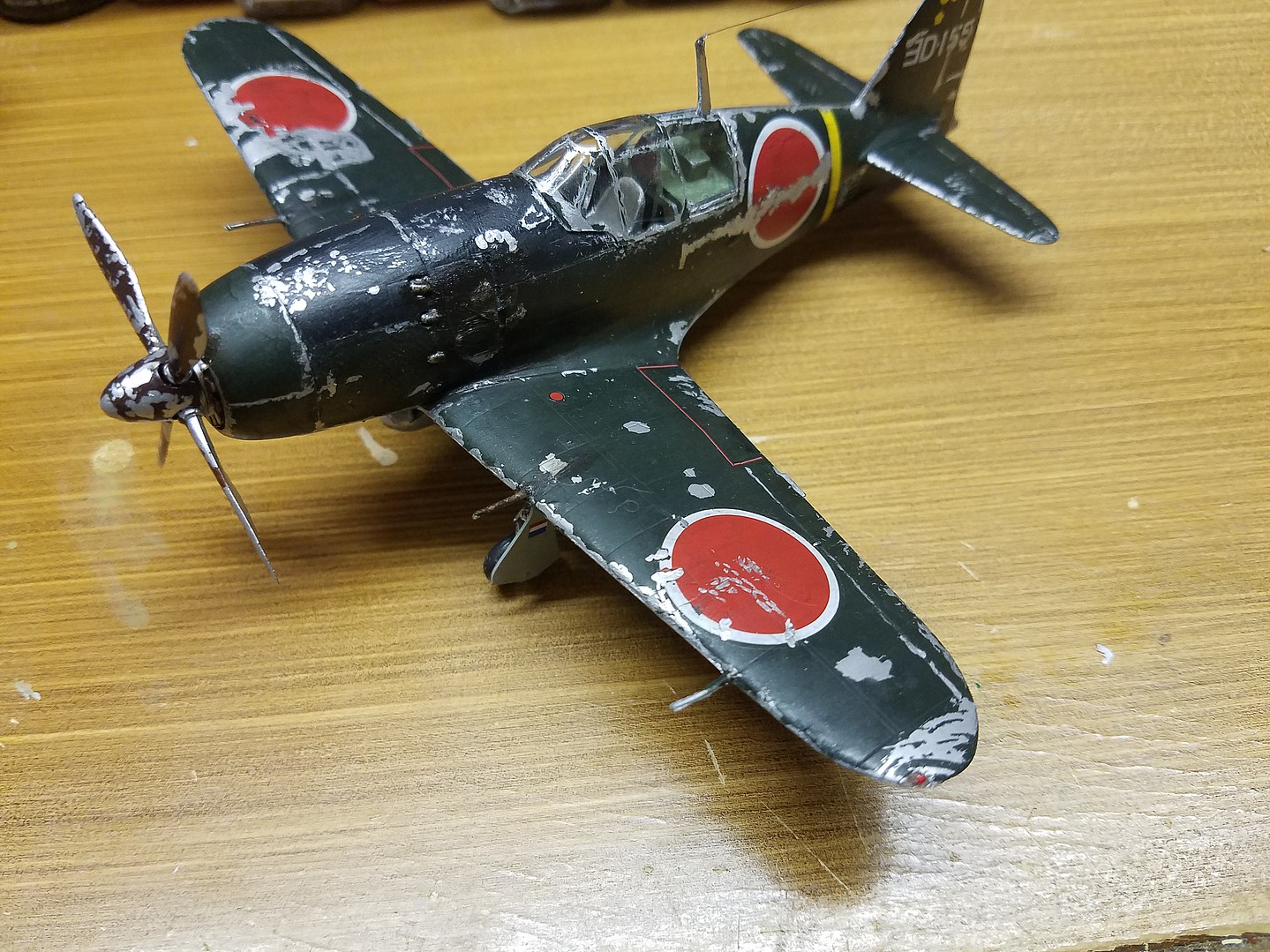 Mitsubishi J2M3 Raiden (Jack) -- Plastic Model Airplane Kit -- 1/72 ...