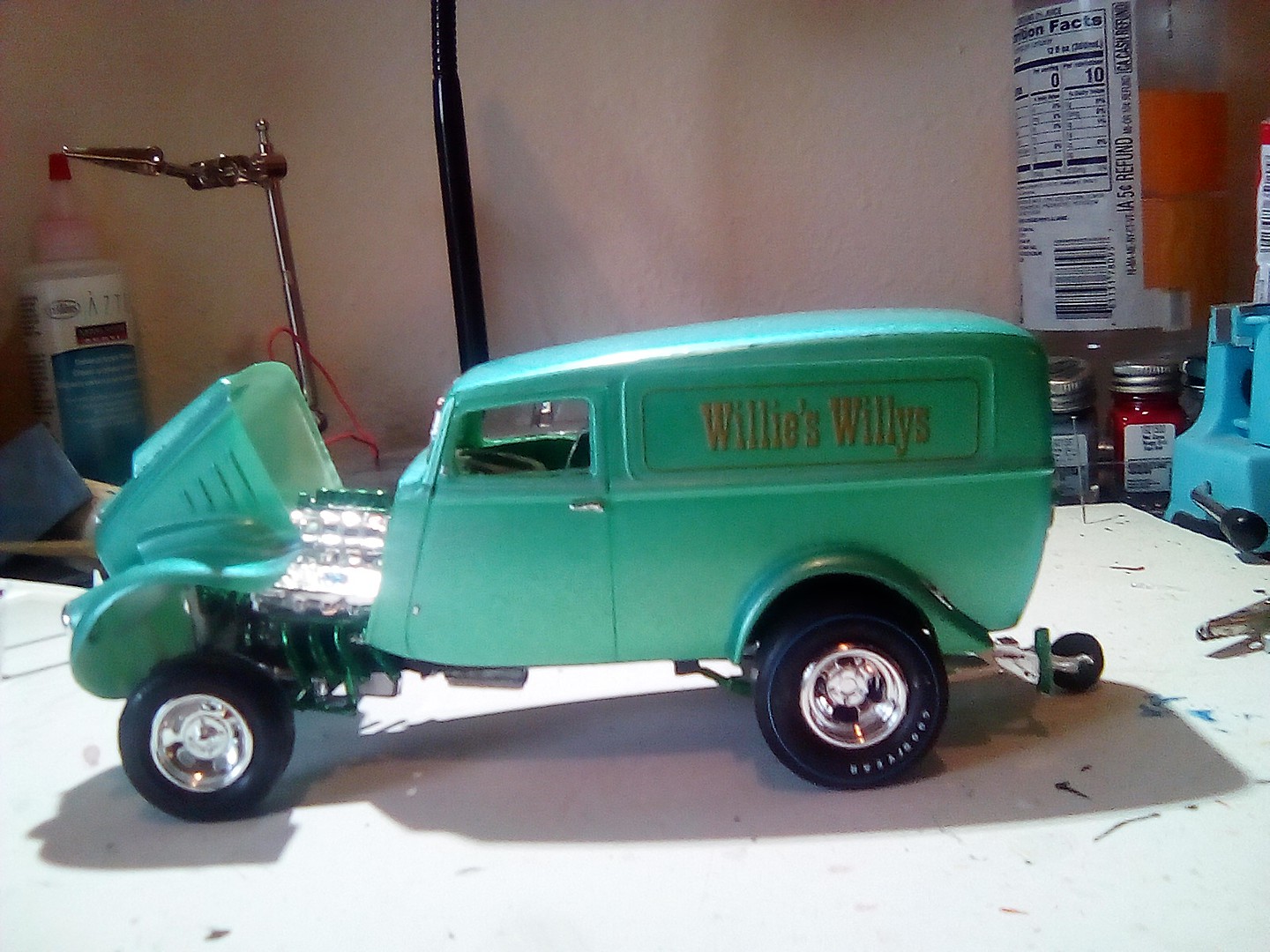 1933 Willys Panel Van -- 1/25 Scale -- Plastic Model Car Kit -- #879 ...