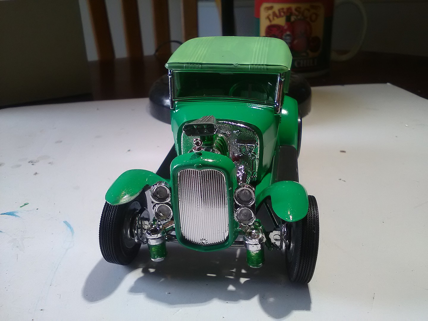 1929 Ford Model A Roadster (OAS) Mod Rod -- Plastic Model Car Kit -- 1/ ...