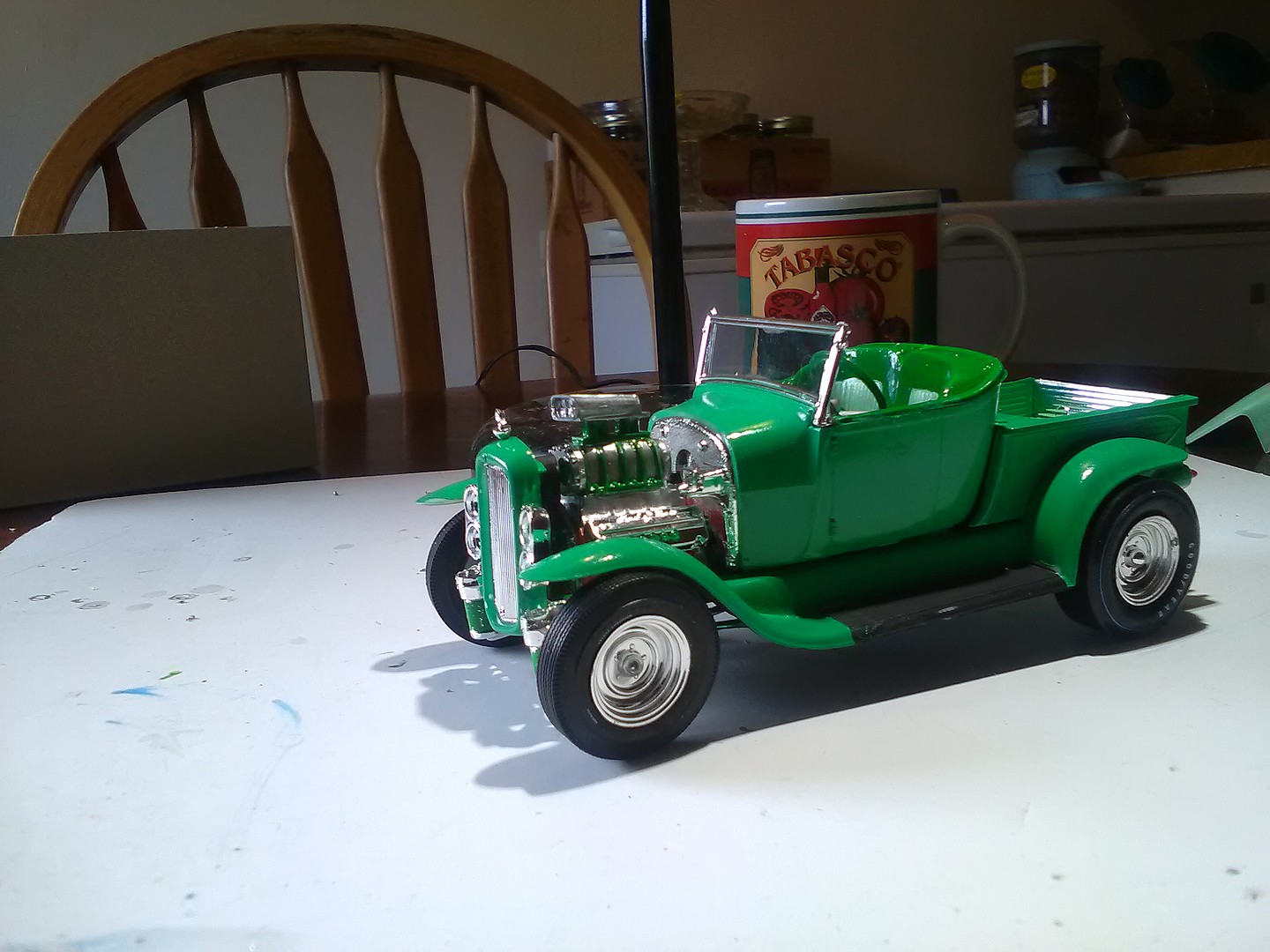 1929 Ford Model A Roadster (OAS) Mod Rod -- Plastic Model Car Kit -- 1/ ...