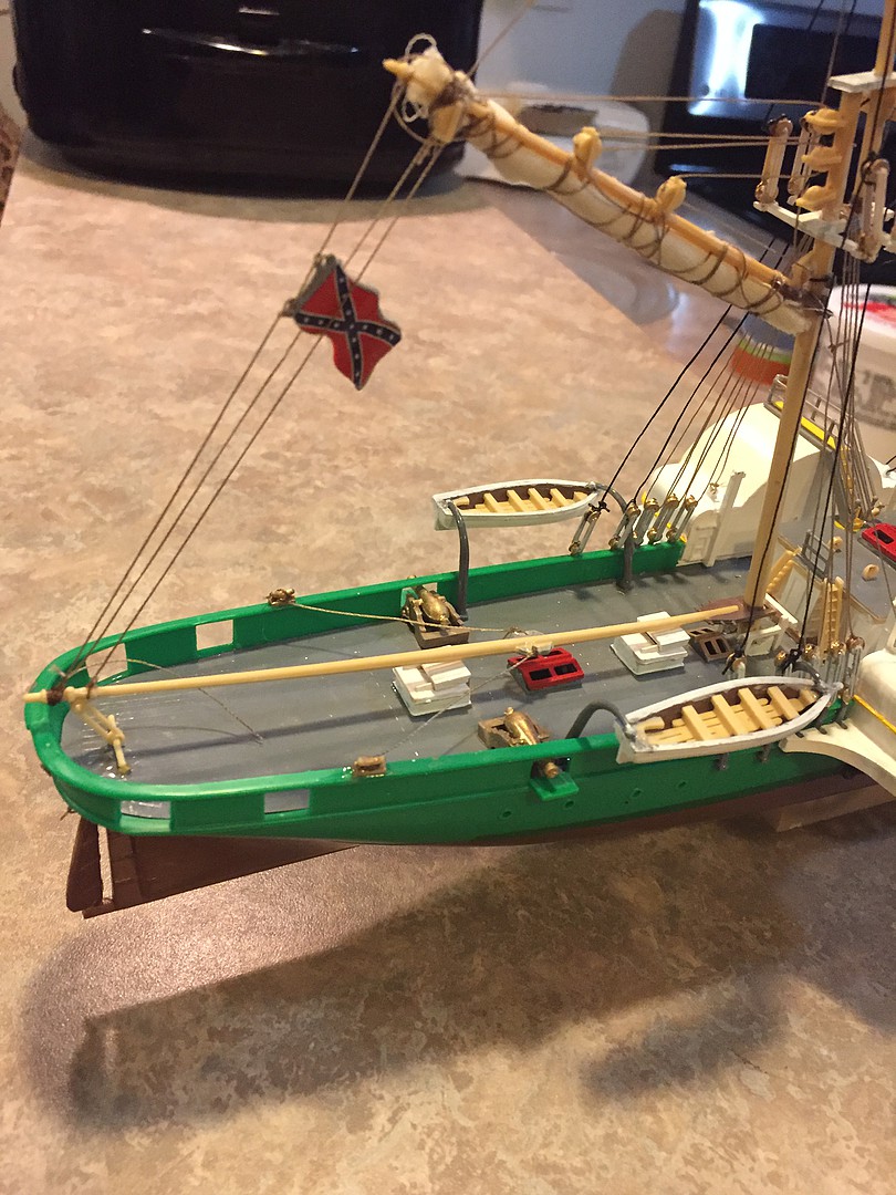 Civil War Blockade Runner Military Boat -- Plastic Model Military Ship ...