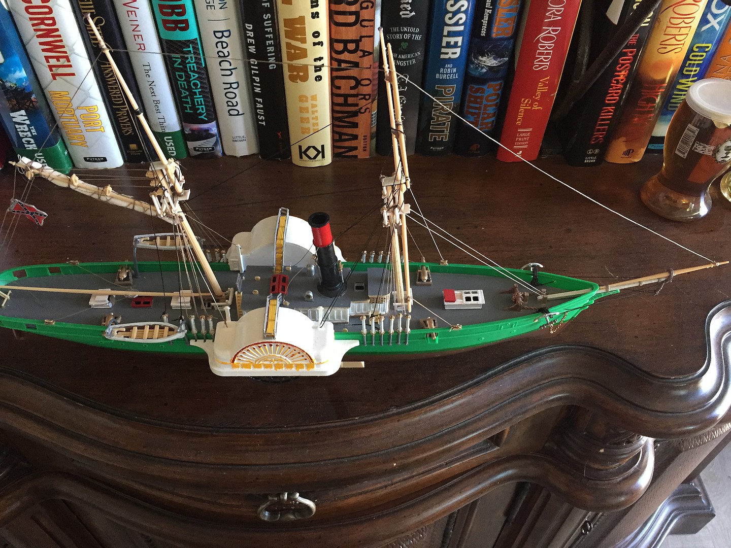 Civil War Blockade Runner Military Boat -- Plastic Model Military Ship ...