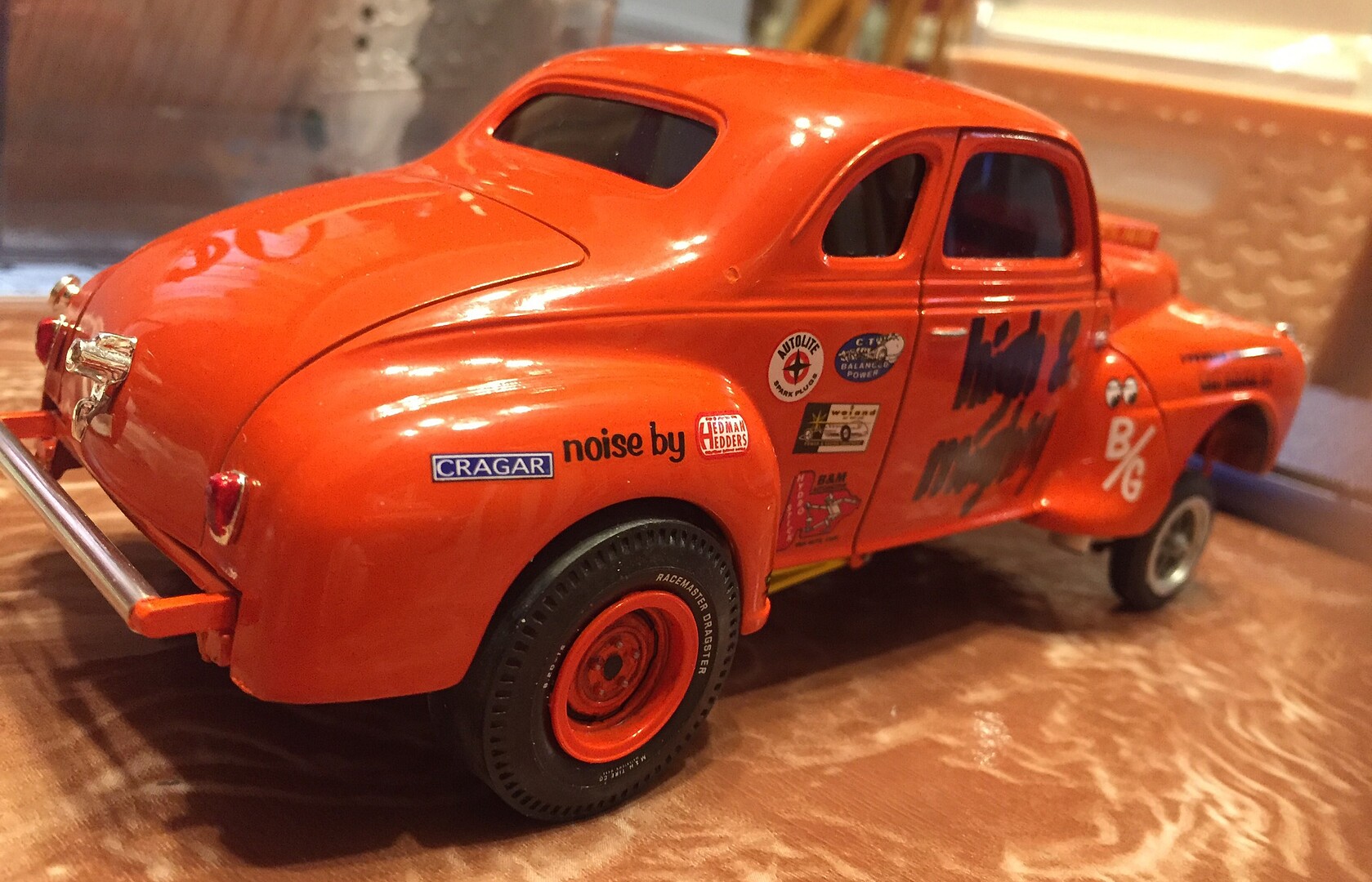 1941 Plymouth Coupe Coca-Cola -- Plastic Model Car Vehicle Kit -- 1/25 ...