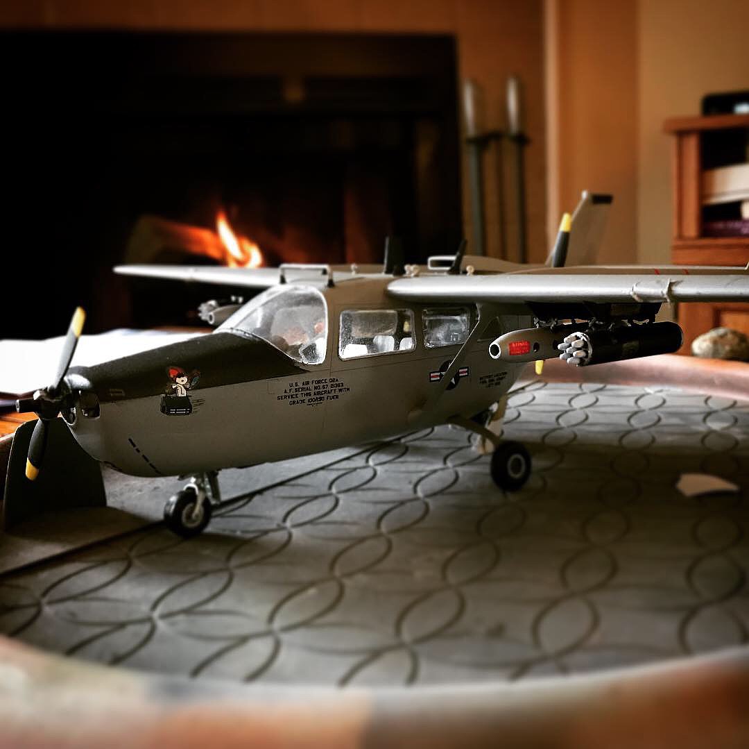 Gallery Pictures Roden O-2A Skymaster Plastic Model Airplane Kit 1/32 ...