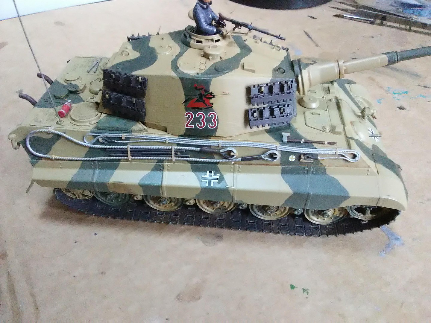 King Tiger Tank -- Plastic Model Military Vehicle Kit -- 1/35 Scale ...