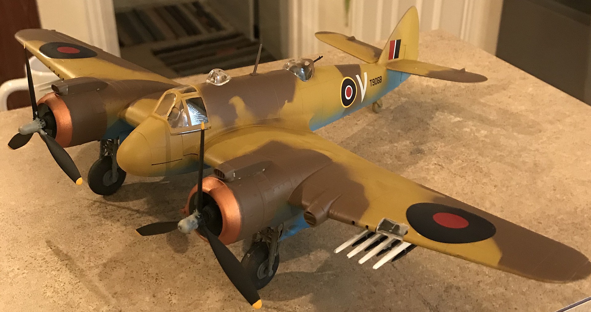 Bristol Beaufighter VI Fighter Aircraft -- Plastic Model Airplane Kit ...