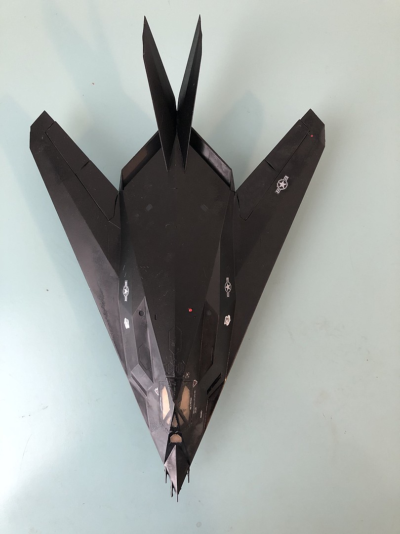 F117A Stealth USAF Fighter -- Plastic Model Airplane Kit -- 1/72 Scale ...