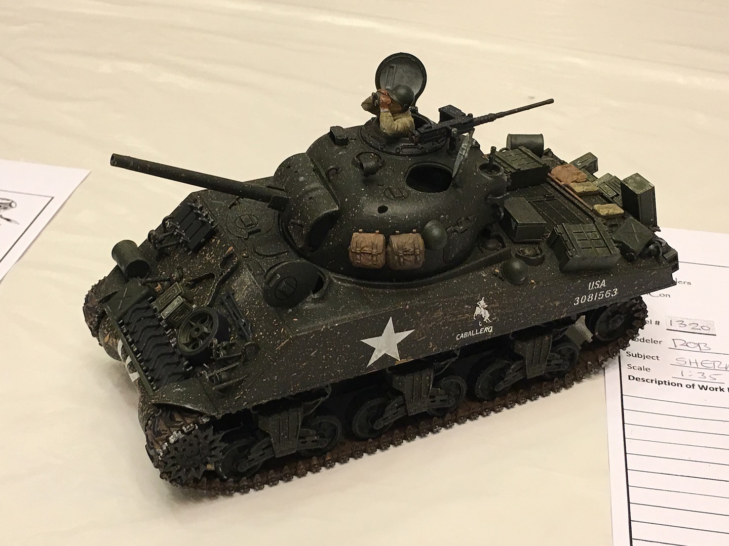 M4A3 Sherman 75mm Tank -- Plastic Model Military Vehicle Kit -- 1/35 ...