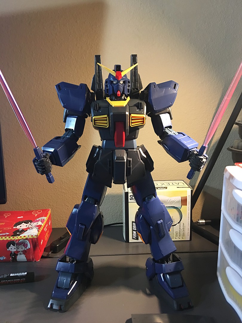 RX-178 Gundam Mk-II Titans PG -- Snap Together Plastic Model Figure ...