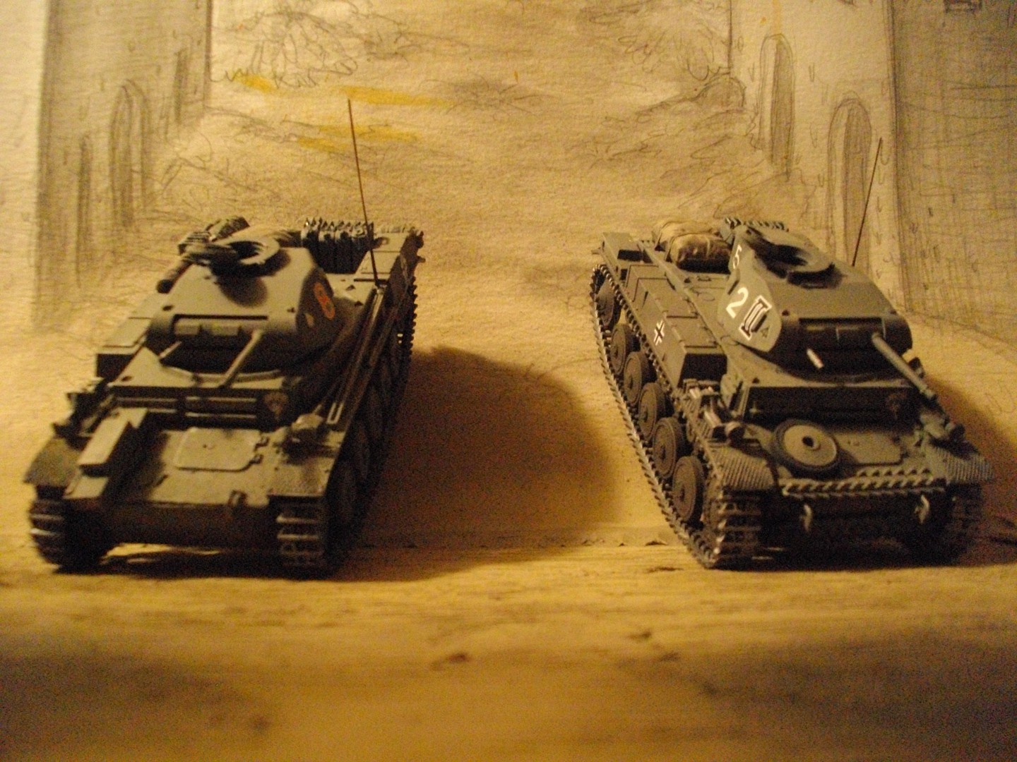 German Panzerkampfwagen II -- Plastic Model Military Vehicle Kit -- 1/ ...