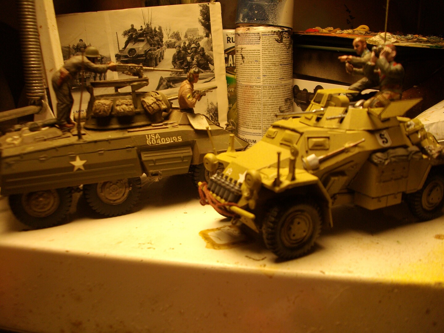 German Armored Car SdKfz 222 -- Plastic Model Military Vehicle Kit -- 1 ...